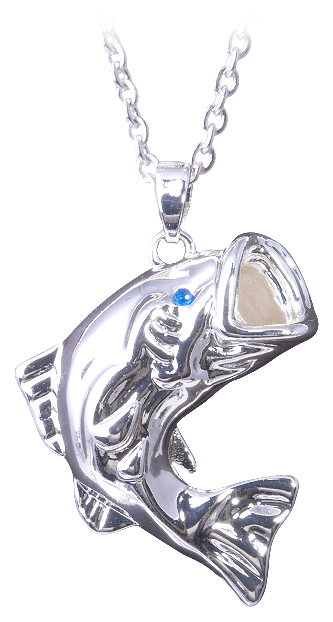 Amanda Blu Bass Fish Silver and Cubic Zirconia Necklace | Cabela's